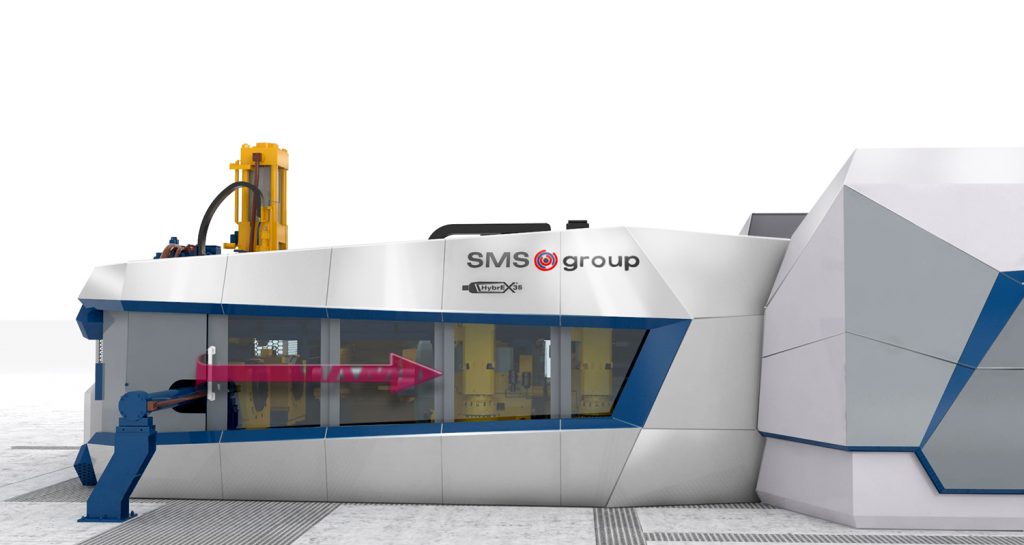 Industriedesign für die Einhausung der HybrEx Strangpressen